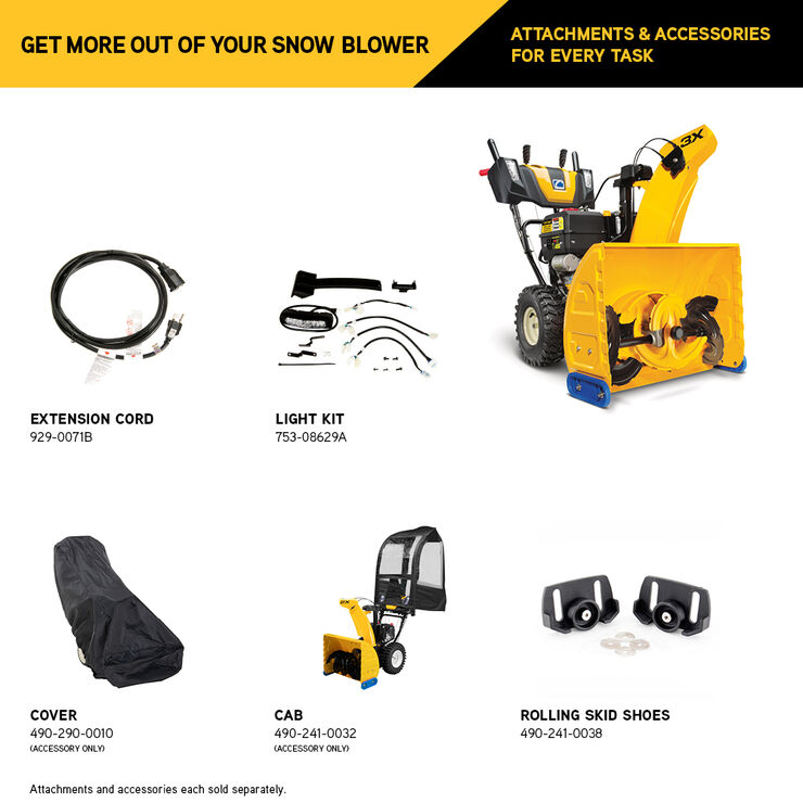 3X™ 26" Three-Stage Snow Blower