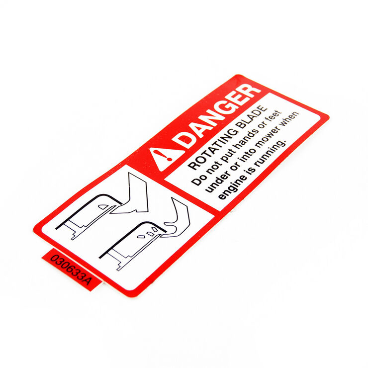 Label-Rotating Blade - 00030633 | Troy-Bilt US