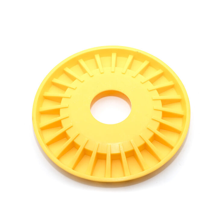 Hubcap-Wheel Yellow W/Hole Spoke - 731-1886 | Troy-Bilt US