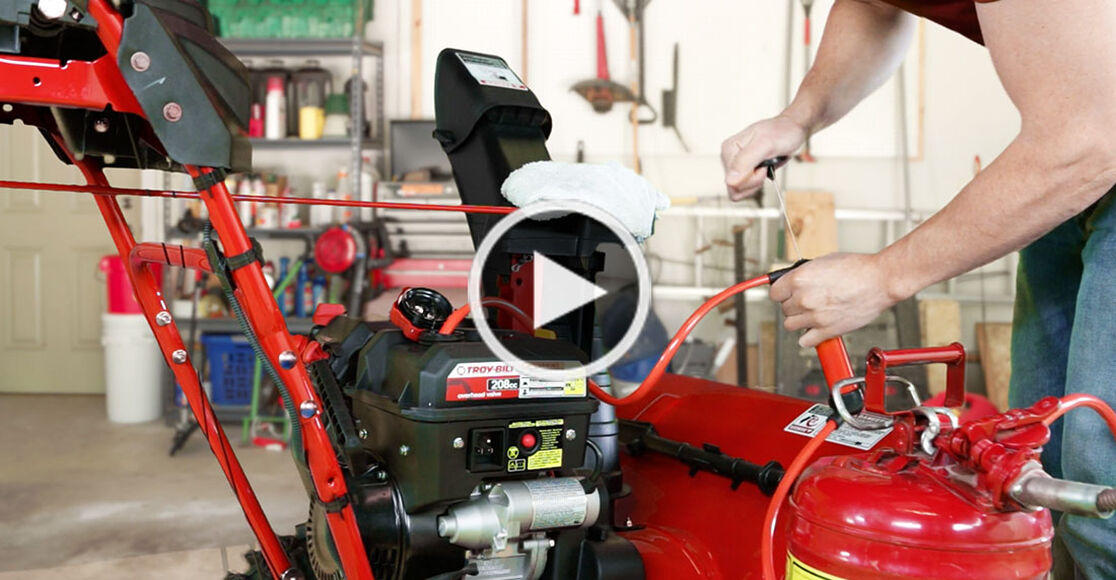 Snowblower Storage: How to Winterize Snowblower [Video] | Troy-Bilt US