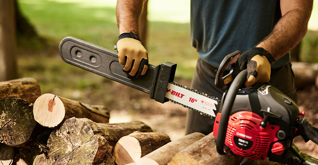 How to Use a Chainsaw for Wood Cutting | Troy-Bilt US